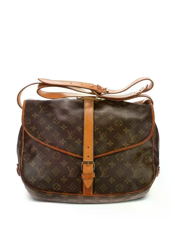 LOUIS VUITTON Saumur Cross Body Bag - Brown