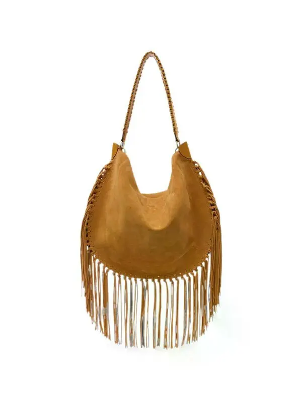 Isabel Marant Étoile Fringe-trim Whipstitch Shoulder Bag