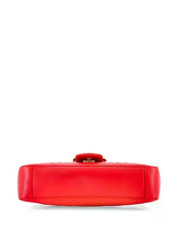 Gucci Gg Marmont Flap Bag Matelasse Leather Large Shoulder Bag