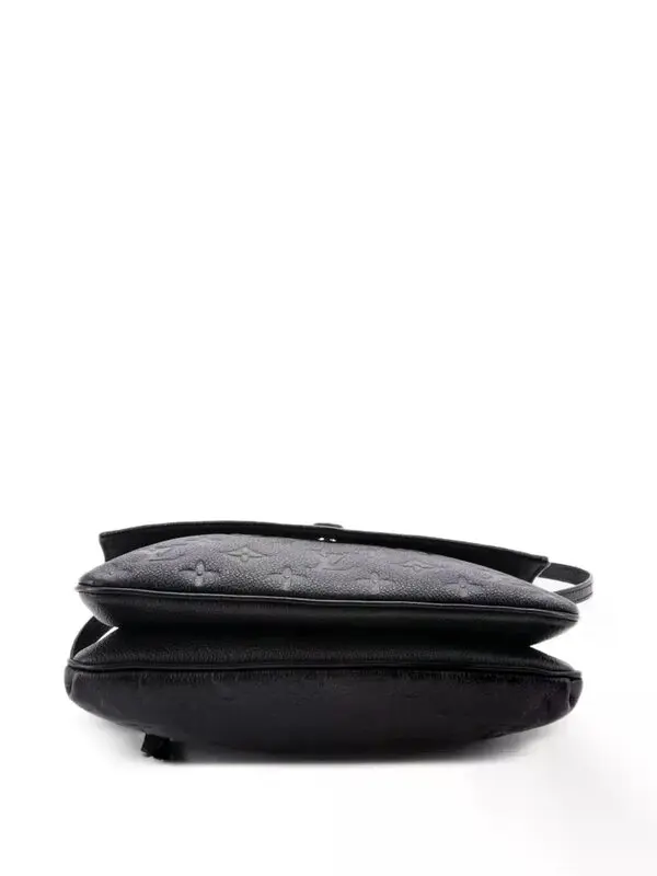 LOUIS VUITTON Monogram Empreinte Leather Crossbody Bag - Black