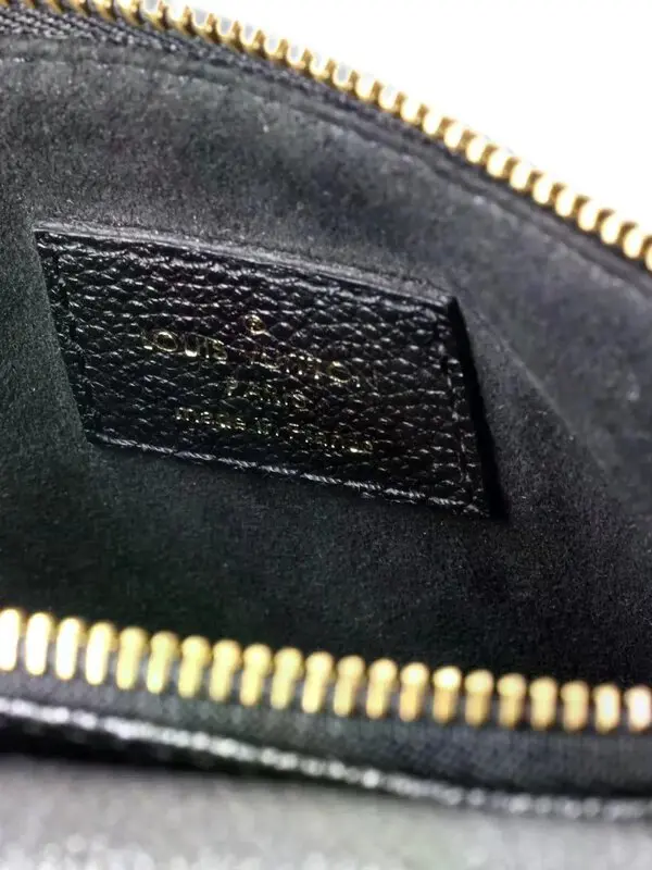 LOUIS VUITTON Monogram Empreinte Leather Crossbody Bag - Black