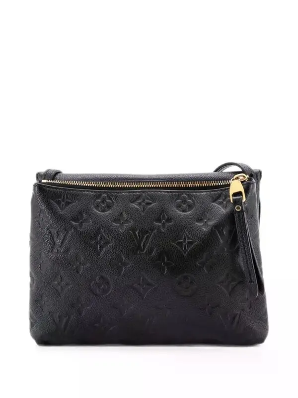 LOUIS VUITTON Monogram Empreinte Leather Crossbody Bag - Black