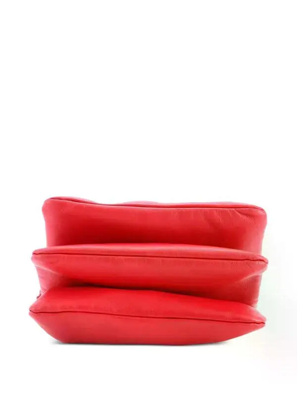 Celine Trio Leather Small Crossbody Bag - Red