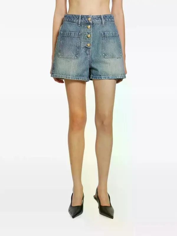 Valentino Garavani Button-front Patch-pocket Shorts