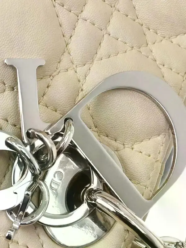 Dior 2011 Cannage Shoulder Bag - Neutrals