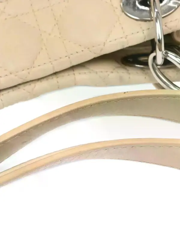 Dior 2011 Cannage Shoulder Bag - Neutrals