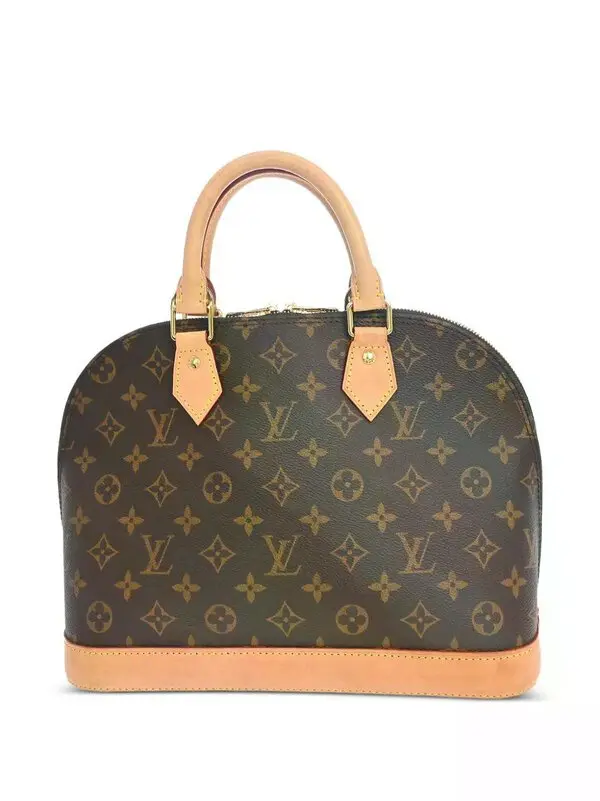 LOUIS VUITTON Monogram Pattern Tote Bag - Brown