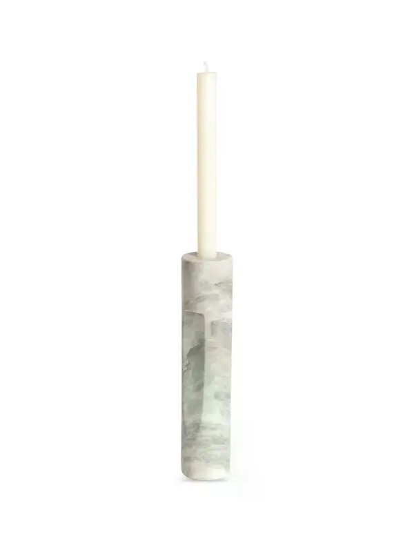 EDITIONS MILANO Arch Marble Candle Holder - White