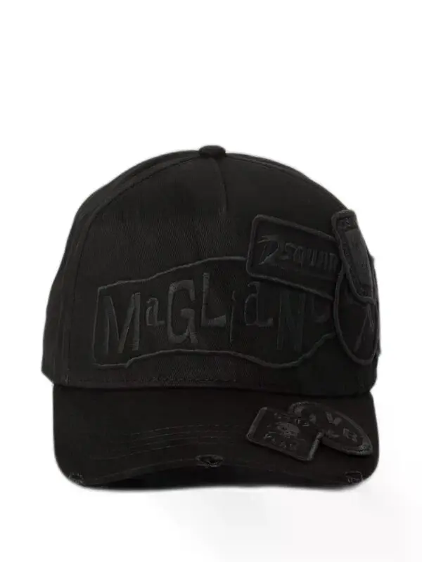 MAGLIANO Baseball Cap With Patch Detail - Black