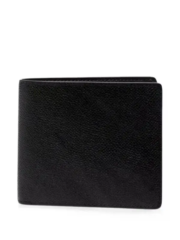 MAISON MARGIELA Four Stitches Grain-texture Bifold Wallet - Black