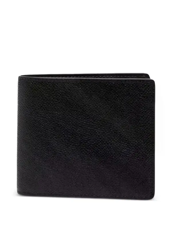 MAISON MARGIELA Four Stitches Grain-texture Bifold Wallet - Black