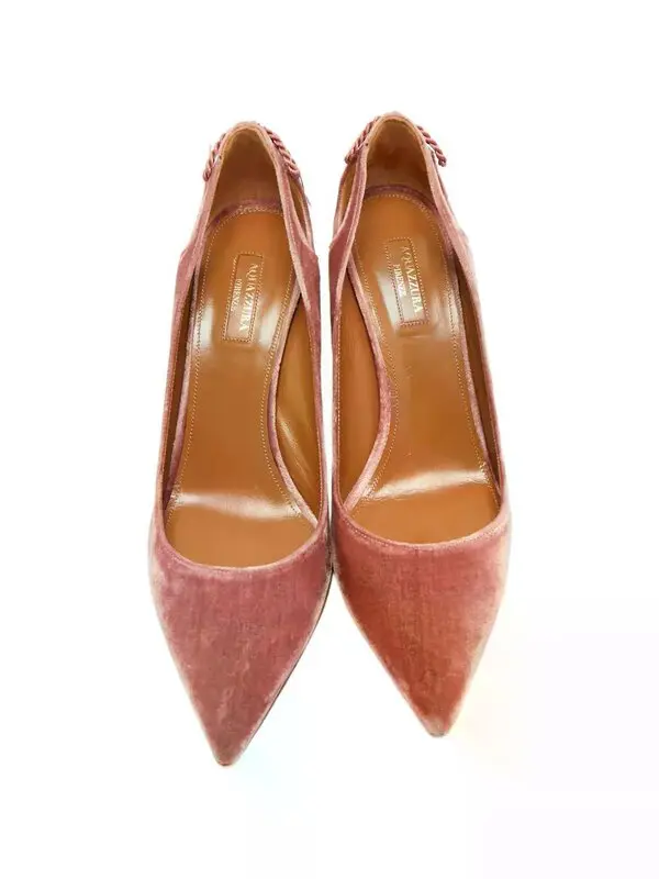 AQUAZZURA Velvet Tassel Pumps