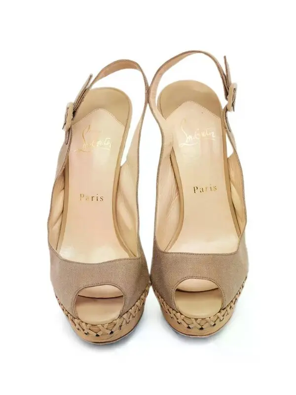 CHRISTIAN LOUBOUTIN Lady Indiana Slingback Sandals