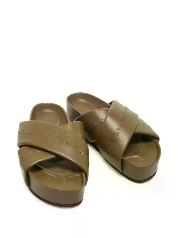 Stella McCartney Logo-debossed Platform Sandals