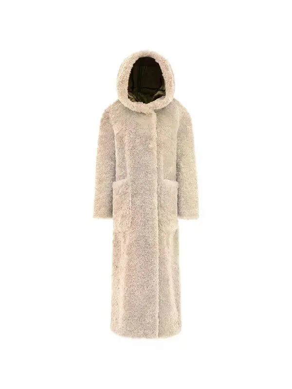 Herno Chantilly Curly Faux-fur Coat