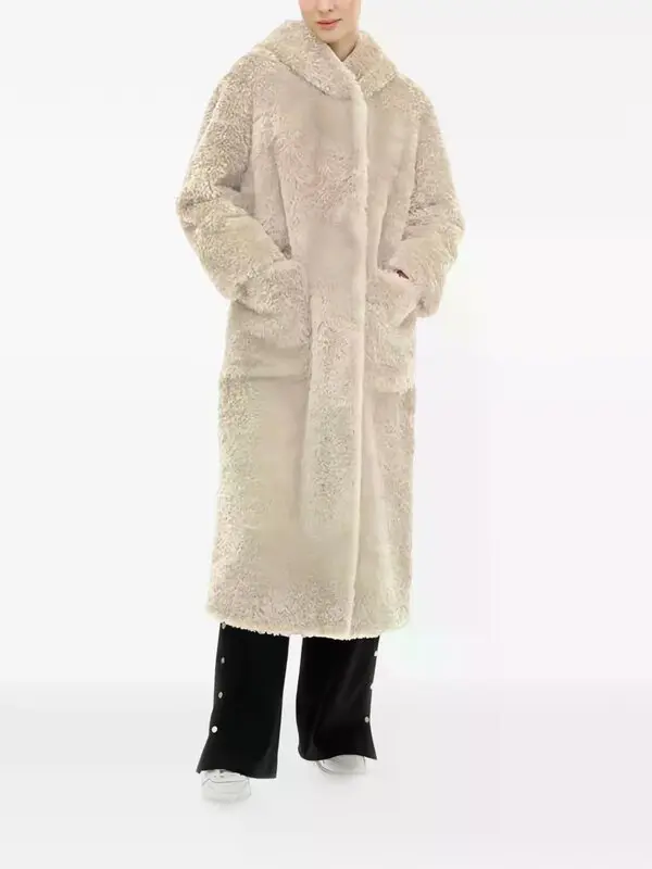 Herno Chantilly Curly Faux-fur Coat