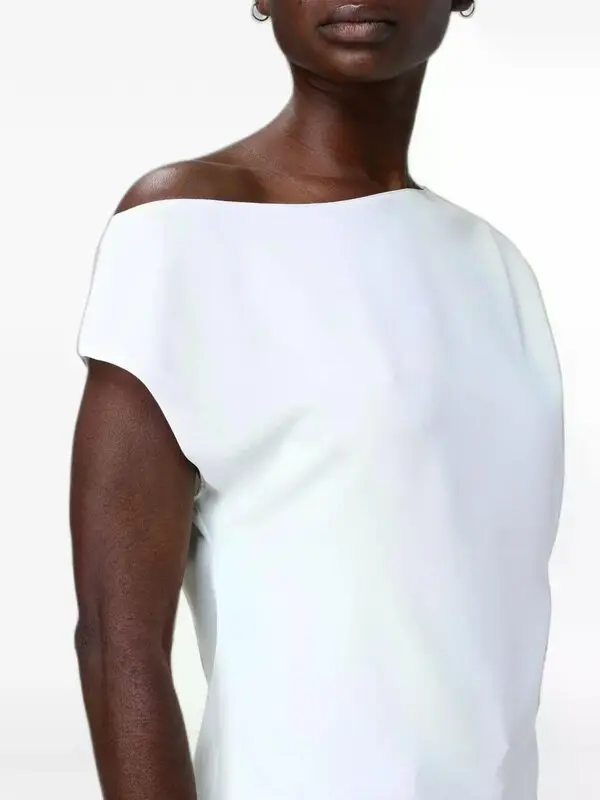 HANITA One-shoulder Crepe Top