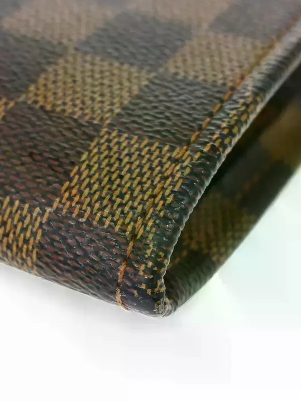 LOUIS VUITTON 2002 Poche Documents Damier Ebene Business Bag