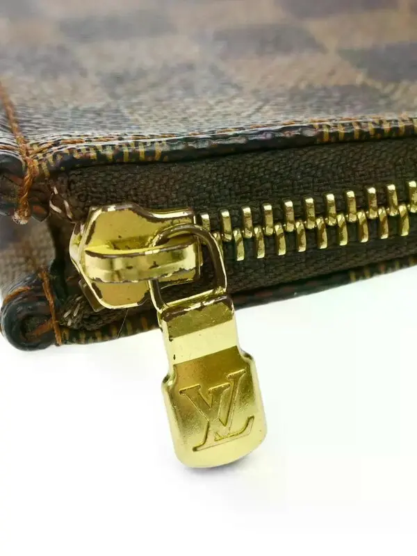 LOUIS VUITTON 2002 Poche Documents Damier Ebene Business Bag