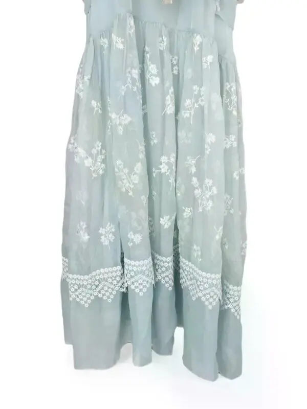 Biyan Gilga Embroidered Tulle Dress
