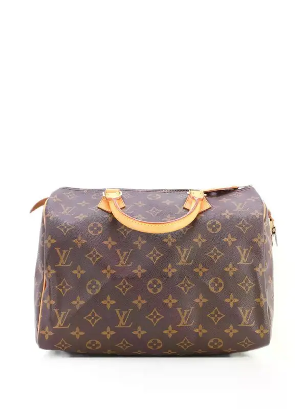 LOUIS VUITTON Speedy Handbag Monogram Canvas 30 Satchel