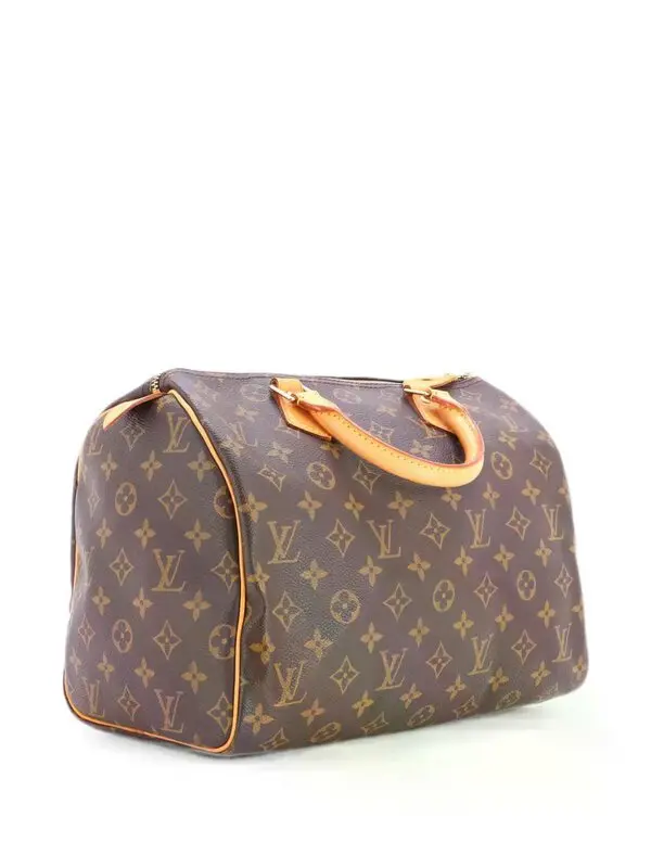 LOUIS VUITTON Speedy Handbag Monogram Canvas 30 Satchel