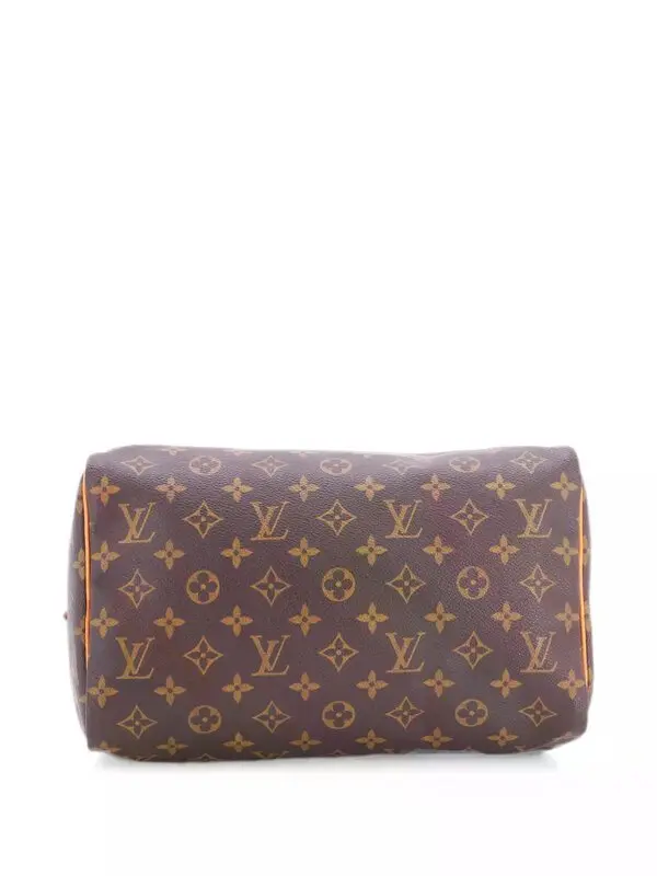 LOUIS VUITTON Speedy Handbag Monogram Canvas 30 Satchel