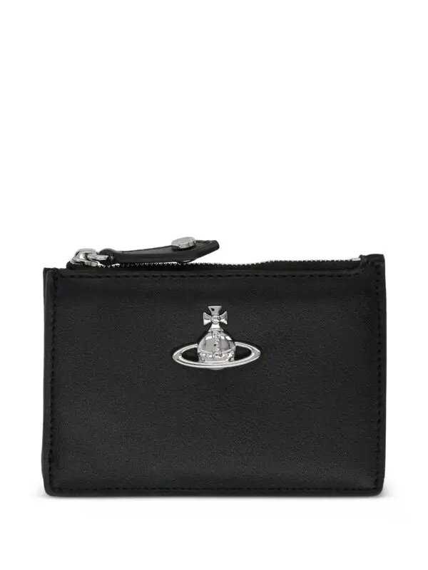 VIVIENNE WESTWOOD Orb Plaque Cardholder - Black