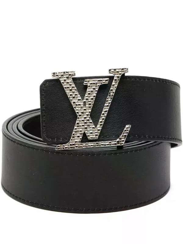 LOUIS VUITTON 2019 Calfskin Mosaic Belt - Black