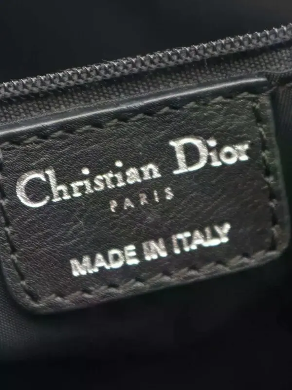 Dior Diorissimo Trotter Canvas Handbag - Black