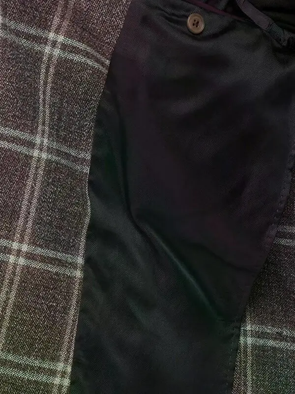 Corneliani Check-pattern Single-breasted Blazer