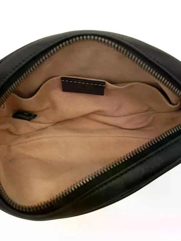 Gucci Gg Marmont Matelassé Leather Belt Bag - Black