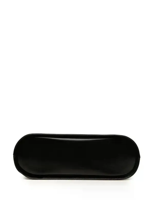 Saint Laurent Leather Logo Charm Top Handle Bag Satchel