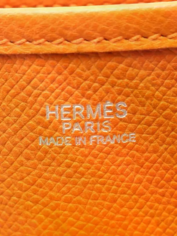 Hermès 2005 Clemence Evelyne Ii 29 Crossbody Bag - Orange