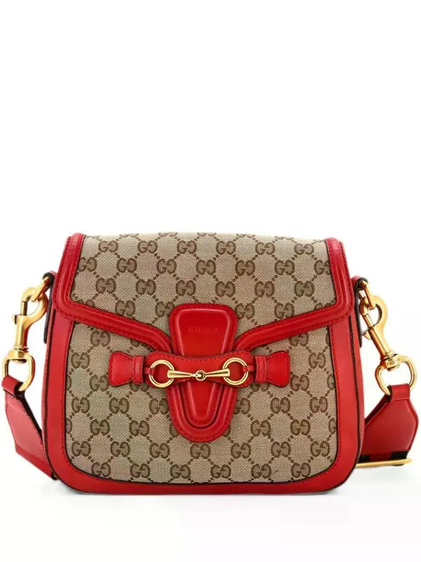 Gucci Lady Web Gg Canvas Medium Shoulder Bag