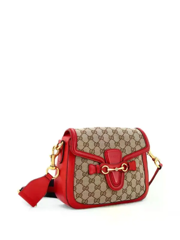 Gucci Lady Web Gg Canvas Medium Shoulder Bag