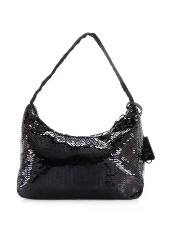 Prada Re-edition 2000 Sequins Mini Hobo Bag