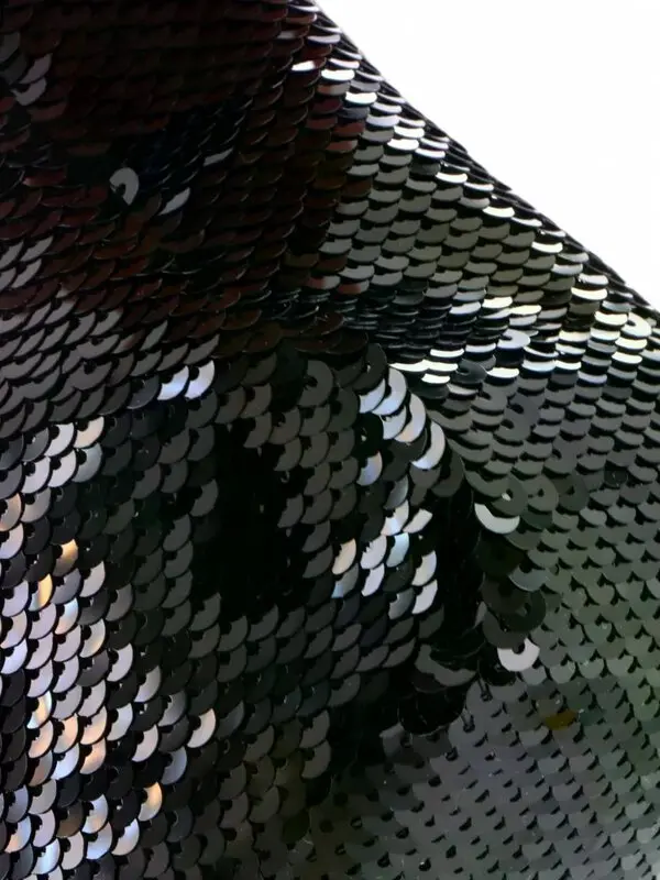 Prada Re-edition 2000 Sequined Mini Hobo Bag - Black