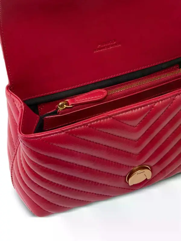 Pinko Love Birds Tote Bag - Red