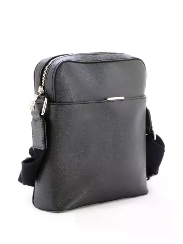 LOUIS VUITTON Taiga Leather Crossbody Bag - Grey