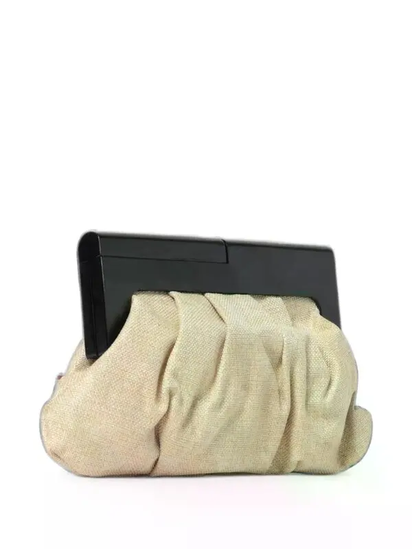 TWENTY FOURHAITCH Teresitas Draped Clutch Bag