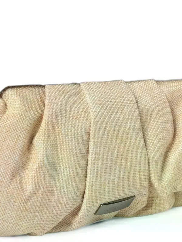 TWENTY FOURHAITCH Teresitas Draped Clutch Bag