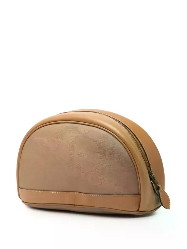 Dior 20th Century Diorissimo Trotter Coated Canvas Cosmetic Pouch - Neutrals