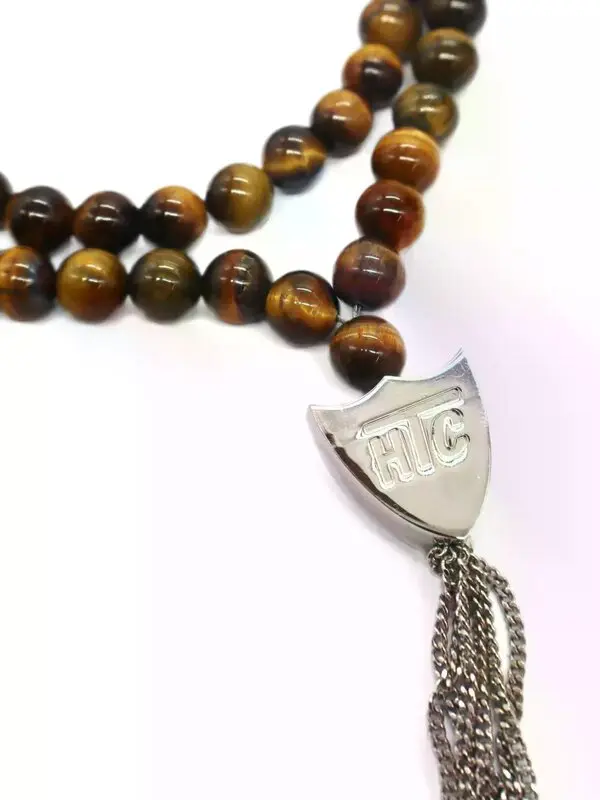 HTC LOS ANGELES Mystery Shield Beaded Tassel Necklace