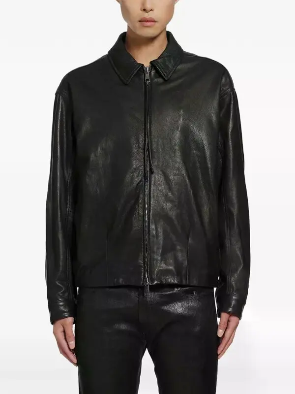 GIORGIO BRATO Zip-up Leather Jacket