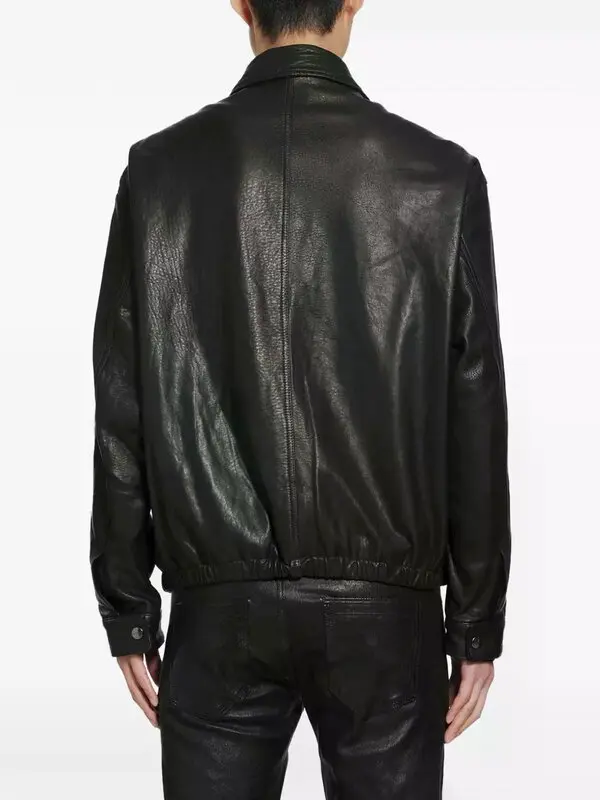 GIORGIO BRATO Zip-up Leather Jacket