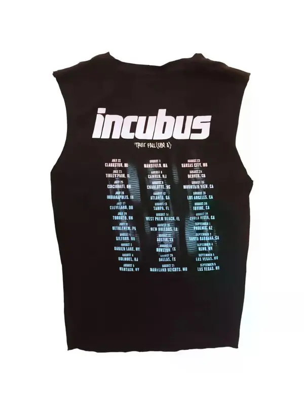 HTC LOS ANGELES Studded Graphic-print Tank Top