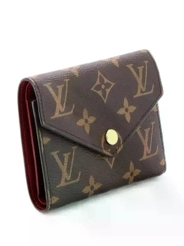 LOUIS VUITTON Victorine Wallet Monogram Canvas Small Wallets