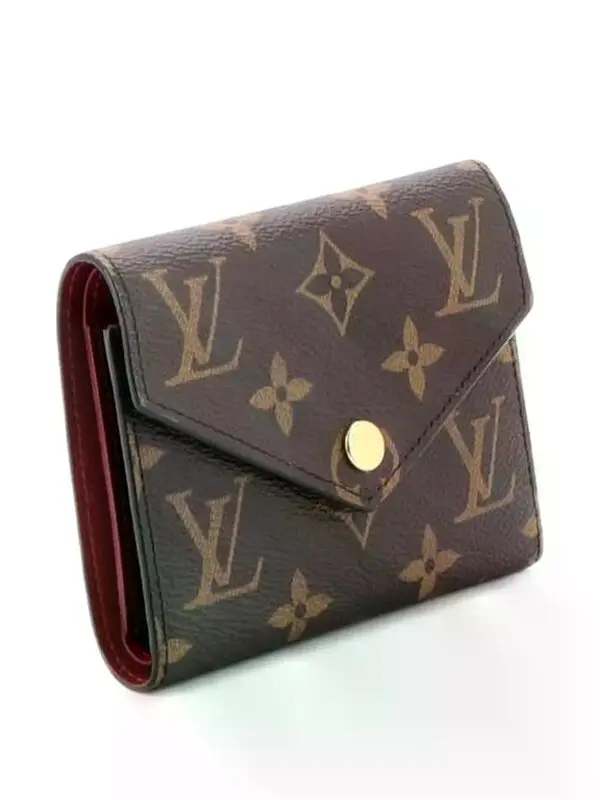 LOUIS VUITTON Victorine Wallet Monogram Canvas Small Wallets