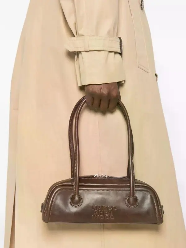 MARGESHERWOOD Soft Boston Ew Leather Tote Bag - Brown